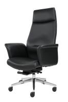 China Executive Leather Revolving Chair 790*700*1220mm Size A Castors for sale
