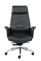 China Executive Leather Revolving Chair 790*700*1220mm Size A Castors for sale