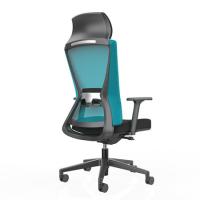 China Mesh Breathable High Back Office Revolving Chairs 2D PU Armpad for sale