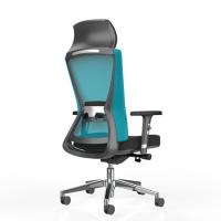 China Black 360° Swivel Ergonomic Office Mesh Chairs Adjustable Height for sale