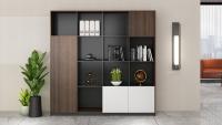 China Wooden Melamine Office Bookcase Cabinet For File Storage for sale