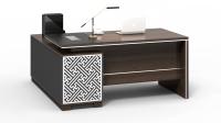 China ISO9001 CEO Manager Executive Office Table E1 Level Melamine Board for sale