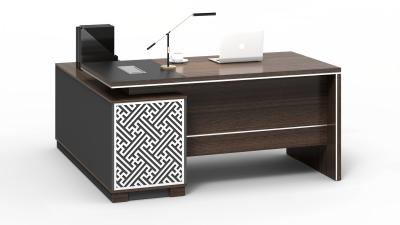 China ISO9001 CEO Manager Executive Office Table E1 Level Melamine Board for sale