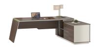 China Commercial Executive Office Table Australian Oak + Gray Color for sale