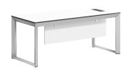 China White Square Shaped Manager Office Desk 0.1277CBM Volume for sale