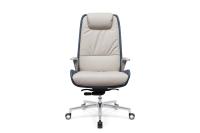 China High Back Leather Swivel Revolving Chair Lock At 3 Positions for sale