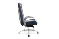 China High Back Leather Swivel Revolving Chair Lock At 3 Positions for sale