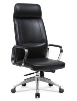 China Executive Swivel PU Leather Revolving Chair With Castors for sale
