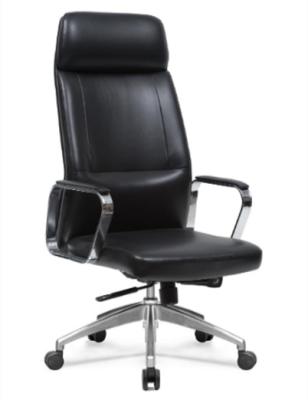 China Executive Swivel PU Leather Revolving Chair With Castors for sale