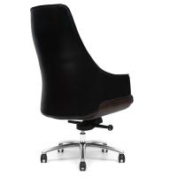China Aluminum Base High Back Leather Executive Chair Lock At 3 Positions for sale