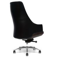 China Adjustable Black Leather Revolving Chair Modern Executive Chair Moded Foam for sale