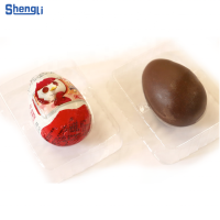 China Semi-Automatic Chocolate Egg Foil Wrapping Machine 220V 60HZ 60-110pcs/min for sale
