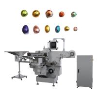 China Automatic Coin Foil Chocolate Egg Packing Machine 300-400ppm Spherical Brushing for sale