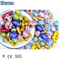 China Full Automatic Chocolate Egg Wrapping Machine 120-150 Pics Min for Spheroid Candy for sale