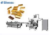 China SL-SBZB450S Automatic Chocolate Fold Foil Wrapping Line for Special Shape Chocolate/Candy for sale
