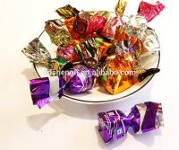 China PET Packaging Material 260ppm Horizontal Single Top Twist Chocolate Wrapping Machine for sale