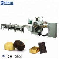 China 260ppm PLC Controlled Horizontal Compress Tea Fold Wrapping Machine with Rabtech Glueing for sale