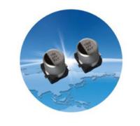 China SMT Aluminum Electrolytic Capacitors RVE Series Long Life Capacitor for sale