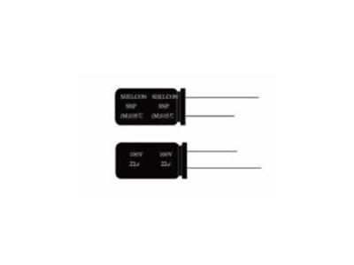 China Radial Lead Aluminum Electrolytic Capacitors / Non Polar Electrolytic Capacitor / SNP Series for sale