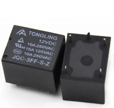 China 5 Pin 5V 6V 9V 12V 24V T73 PCB Relays 15A 125VAC High Power Electric Mini Relay for sale