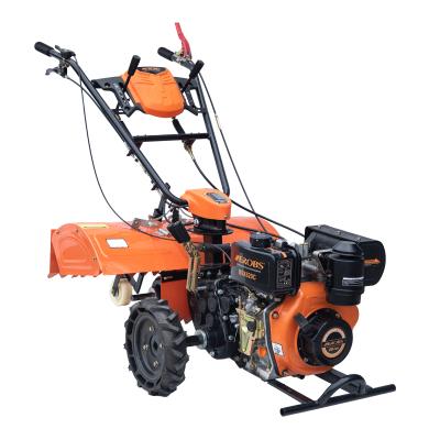 China BSX620C Multifunction Plant Field Management Machine Diesel Rotary Cultivator Mini Power Tiller for sale
