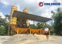 China HZS50 ready mixed concrete batching plant fixed type concrete mixing plant portable concrete batching plant for sale