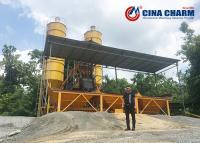 China HZS50 ready mixed concrete batching plant fixed type concrete mixing plant portable concrete batching plant for sale