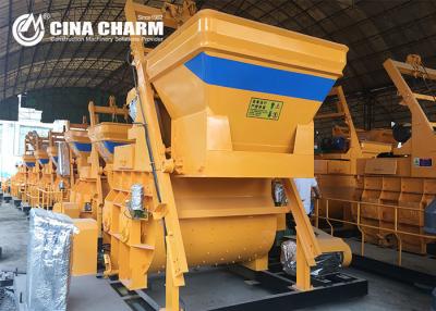 China Twin Shaft Concrete Mixer Machine Easy Operate With 500L Discharging Capacity for sale