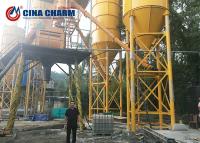 China 100 Ton Cement Silo With Vibrators For Grain / Fly Ash / Bulk Material Storage for sale