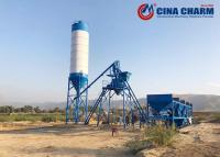 China Fixed Lift Hopper Dry Mix Skip Type Stationary Concrete Batching Plant Price stationary concrete batching plant for sale