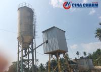 China HZS25 25m3 / h small hopper lifting concrete mixing plant  mini ready mixed automatic concrete mixing plant for sale