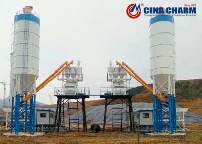 China portable concrete mixing plant HZS75,mobile concrete plant on hot sale ready mix concrete plant for sale