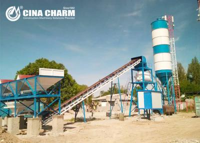 China Bolted Cement Silo 100 Ton 1500L Concrete Mixing Plant for sale