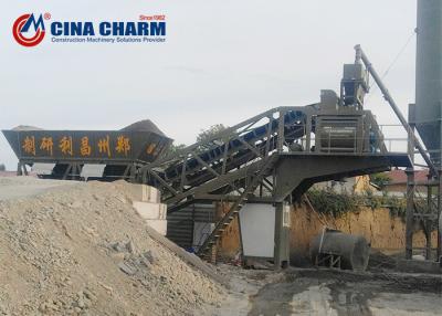 China YHZS50 Automatic containerized mini mobile concrete mixing plant concrete batch mix plant  concrete batch mix plant for sale