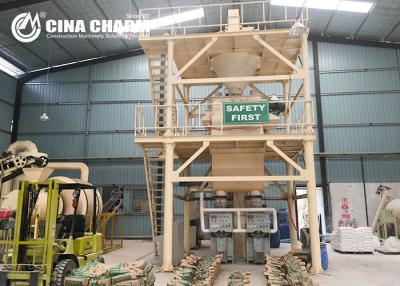 China Saving Time Dry Mortar Plant , Automatic Ready Mix Plaster Plant 20-25 T/H for sale