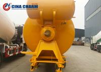China High Precision Cement Truck Drum , 8CBM Capacity Diesel Concrete Mixer Drum for sale
