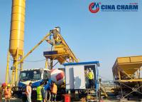 China High efficiency concrete mixing plant/HZS25 concrete batching station for sale
