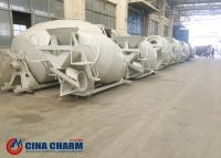 China High Precision Cement Truck Drum , 8CBM Capacity Diesel Concrete Mixer Drum for sale