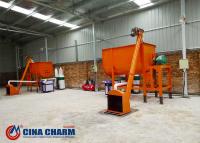 China Twin Shaft Dry Mortar Mixing Plant 40-60m2 Occupied Area For Building for sale