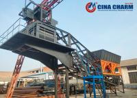 China HZS50 Stationary Concrete Mixing Plant With 50m3/H Productivity for sale