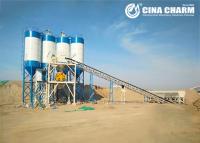 China Large Capacity Electric Concrete Mixing Plant 200kw Modular Structure for sale