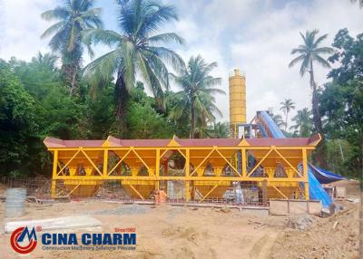 China Full Automatic Ready Mix Concrete Batching Plant 180m3/H Rated Productivity for sale