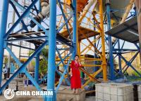 China Full Automatic Ready Mix Concrete Batching Plant 180m3/H Rated Productivity for sale