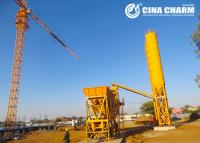 China Easy Operation Concrete Mixing Plant Mobile Type , Occupies Less Space for sale