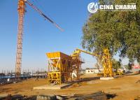China Easy Operation Concrete Mixing Plant Mobile Type , Occupies Less Space for sale
