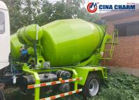 China Hydraulic Mini Truck Mounted Concrete Mixer Drum 3 Cubic Meters High Loading Ability for sale