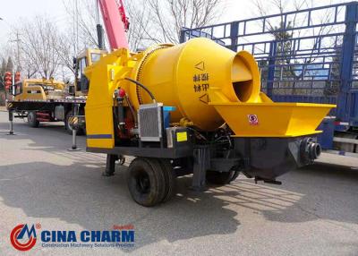 China JBS40R Portable Diesel Concrete Mixer With Pump 40m3 Per Hour Capacity for sale