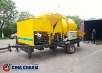 China JBS40R Portable Diesel Concrete Mixer With Pump 40m3 Per Hour Capacity for sale