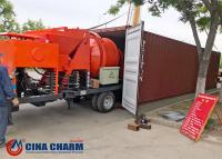 China JBS40R Portable Diesel Concrete Mixer With Pump 40m3 Per Hour Capacity for sale