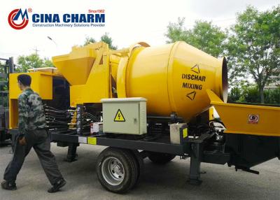 China Large Flow Diesel Concrete Mixer Pump 40m3 Per Hour Good Wear Resistance for sale